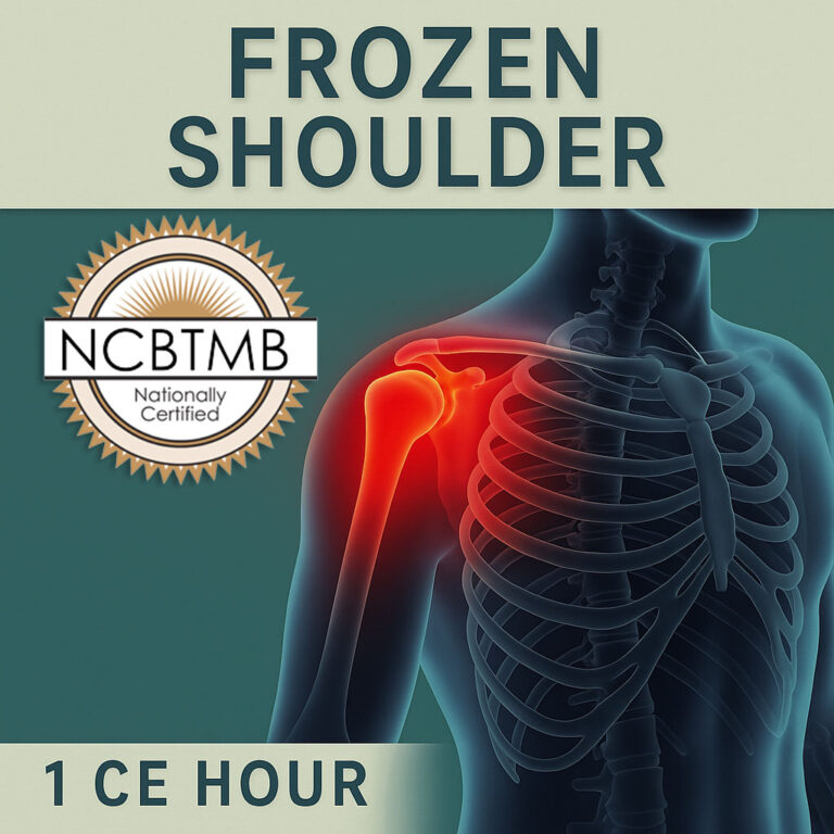 Frozen Shoulder Online Course (1 CE Hour) - Learn Muscles